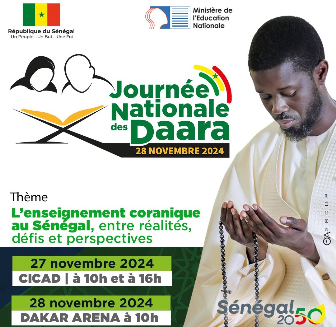 La Journée Nationale des Daaras 2024 : Un rendez-vous majeur ce 28 ...